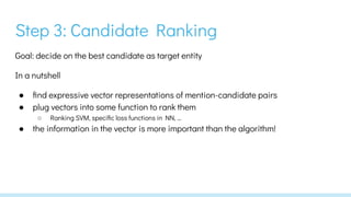 Biomedical Entity Linking - Introduction, approaches, challenges | PPT