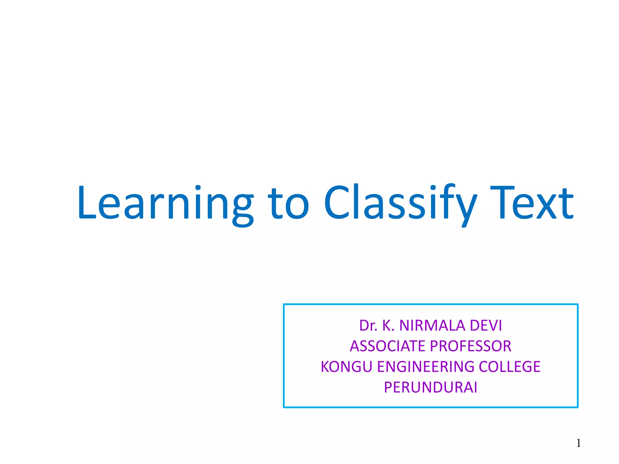 Ml nb-text-classification-movie-review-example | PPT