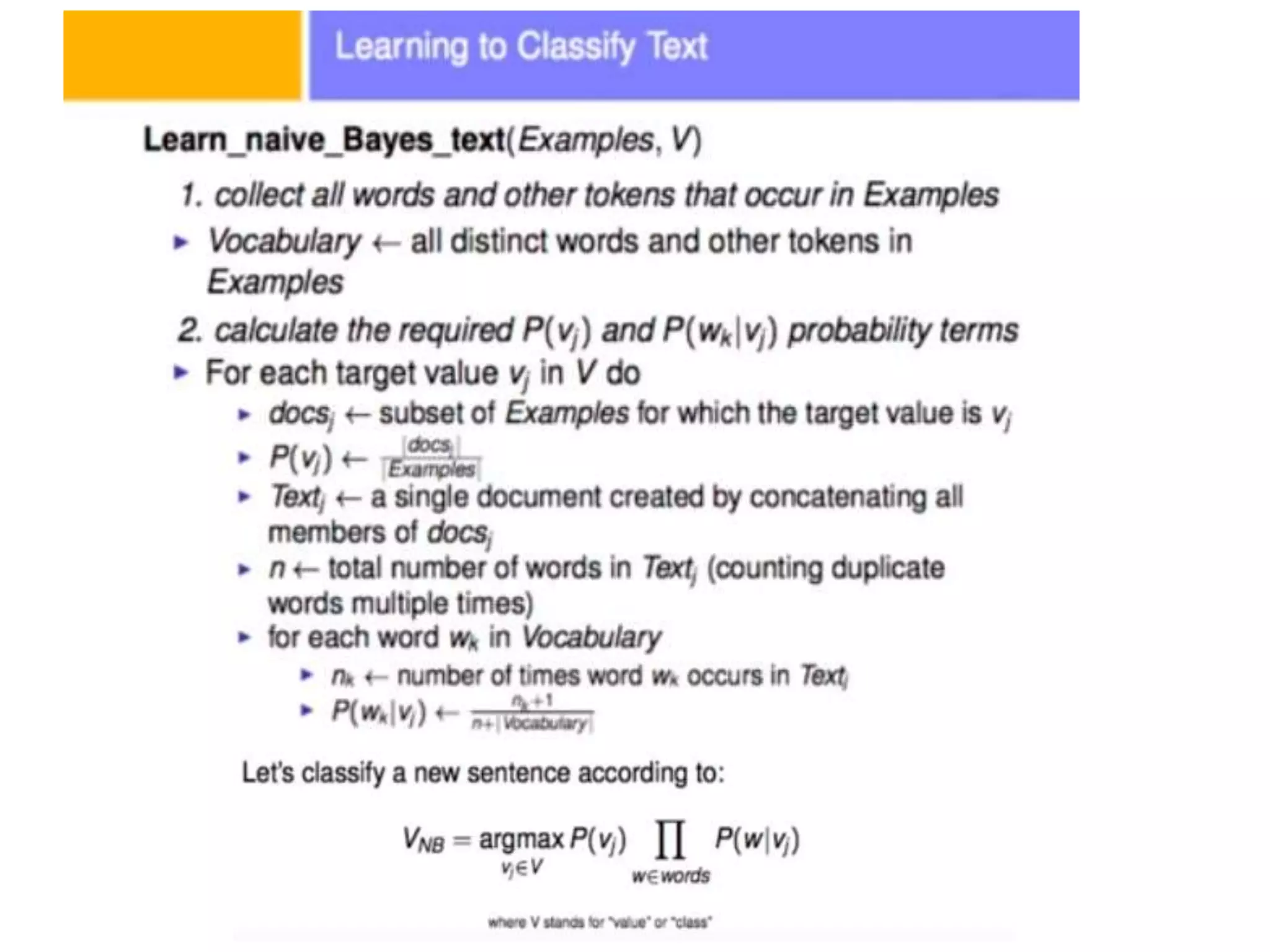 Ml nb-text-classification-movie-review-example | PPT