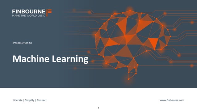Introduction to Machine Learning | PPT