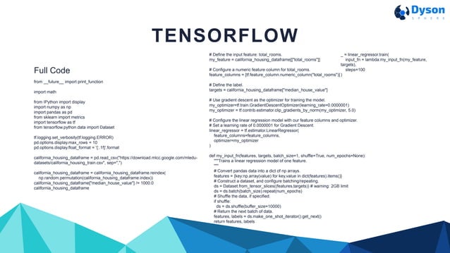 Machine Learning with Tensorflow | PPTX