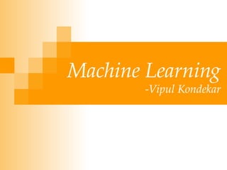 Machine Learning Presentation for Engineering | PPTX