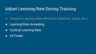Tuning learning rate | PDF