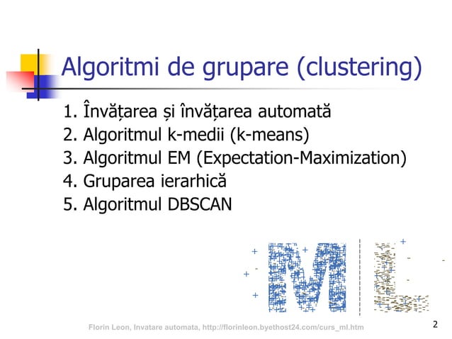 Algoritmi de grupare (clustering) | PDF