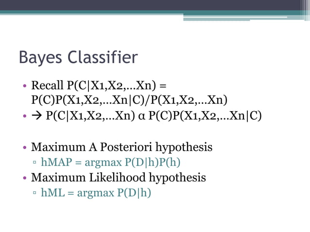 2013 1 Machine Learning Lecture 03 Naïve Bayes Classifiers Ppt