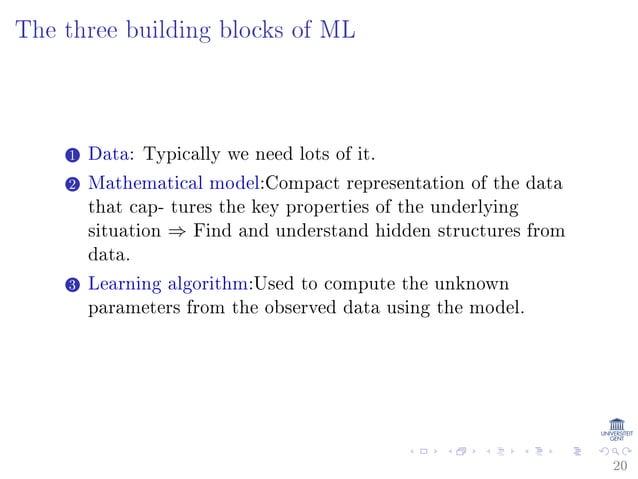 Fundementals of Machine Learning and Deep Learning | PPT