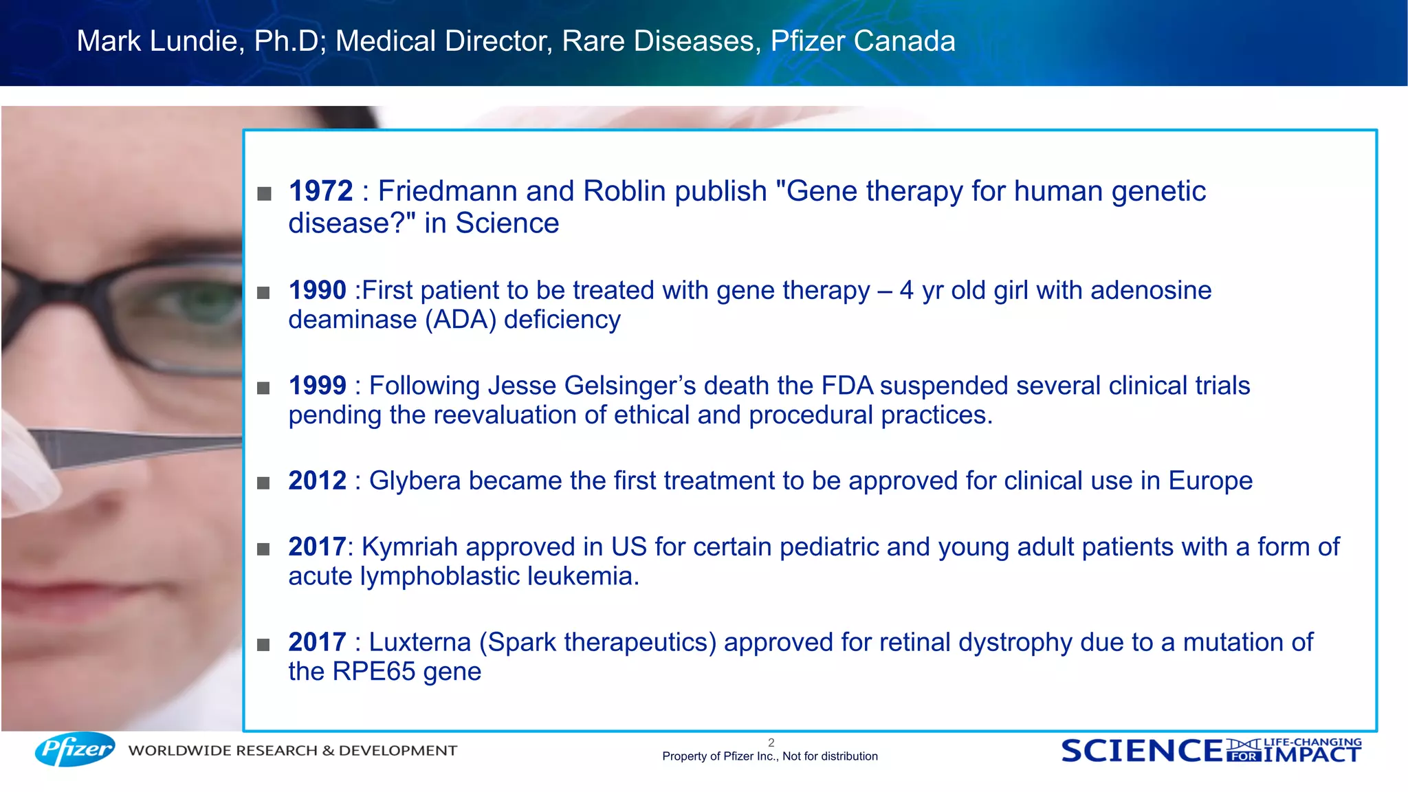 Day 2: Mark Lundie, Pfizer Canada, Slides (Nov 19) Access to Innovation ...