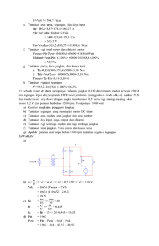 contoh soal motor dc | DOCX