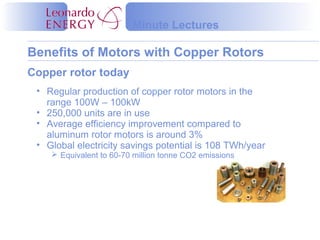 Introduction to Copper Motor Rotor Technology | PPT