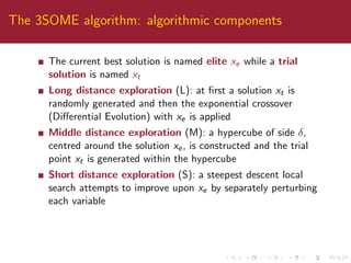 Meta-Lamarckian 3some algorithm for real-valued optimization | PPT