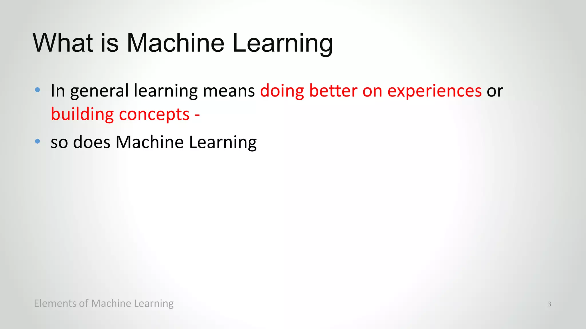Machine Learning in AI | PPT