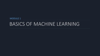 Machine Learning in AI | PPT