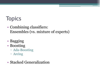 2013-1 Machine Learning Lecture 06 - Lucila Ohno-Machado - Ensemble Methods | PDF