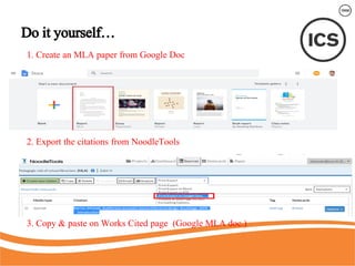 MLA Citation Workshop | PDF