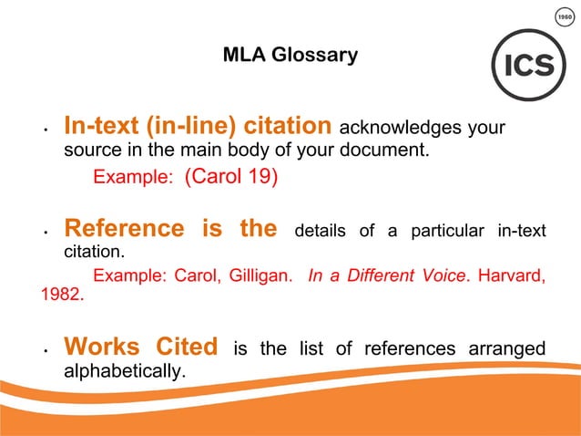 MLA Citation Workshop | PPT