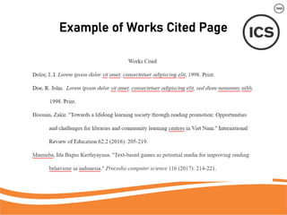 MLA Citation Workshop | PDF