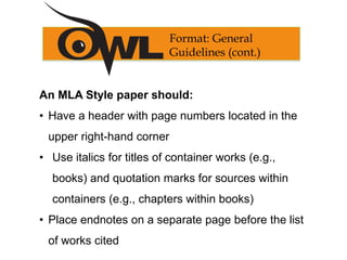 Mla | PPTX