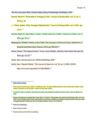 MLA 8 - Sample Paper by Liberty University | PDF