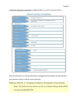 MLA 8 - Sample Paper by Liberty University | PDF