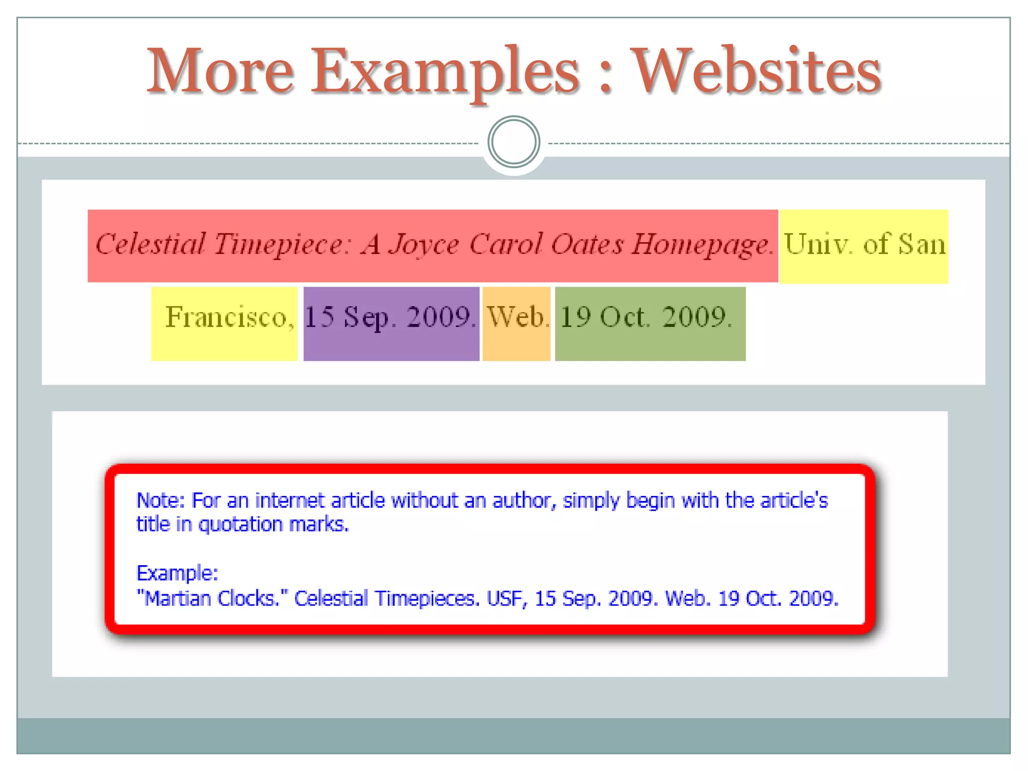 MLA Citations | PPTX