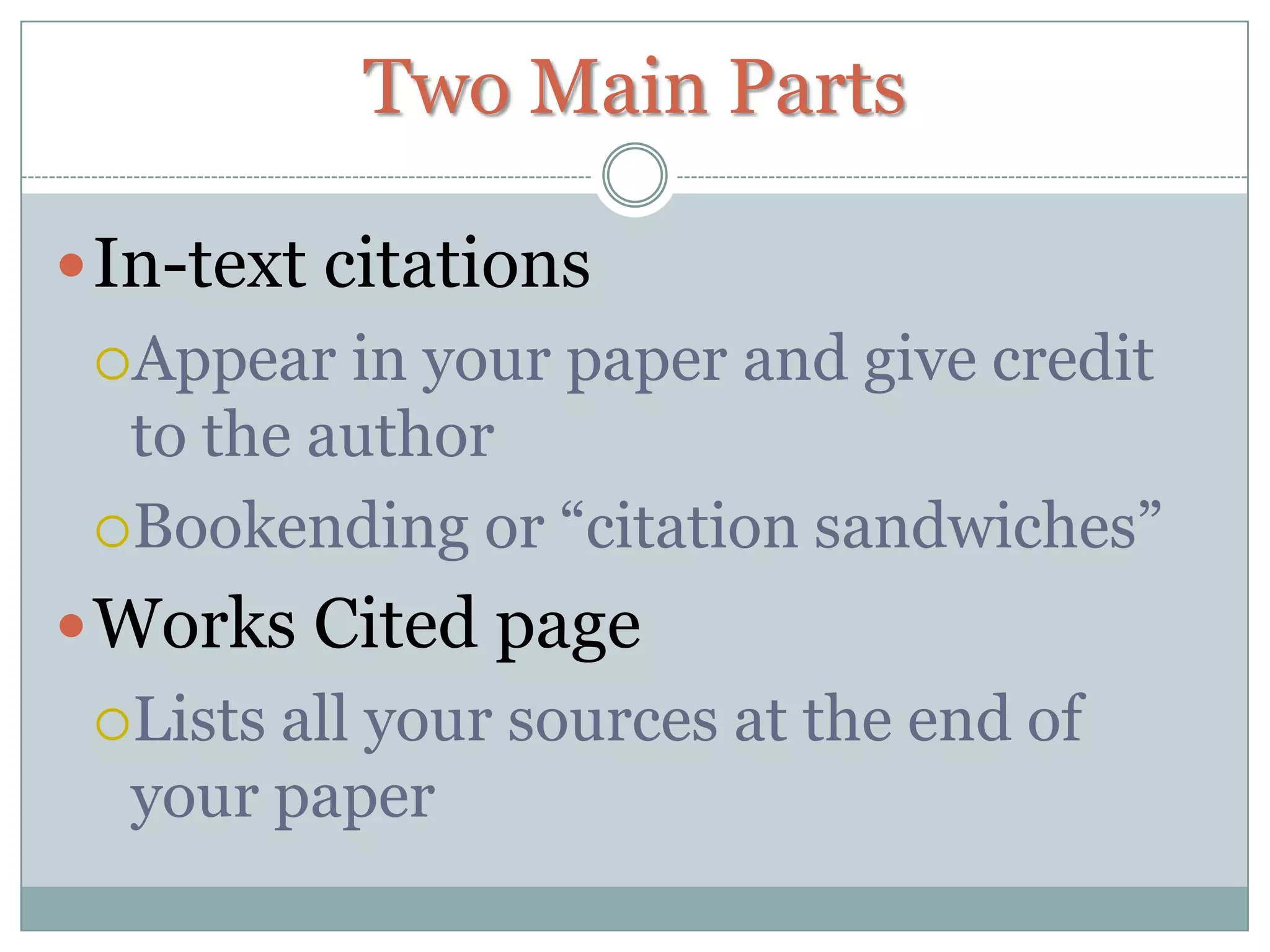 MLA Citations | PPT