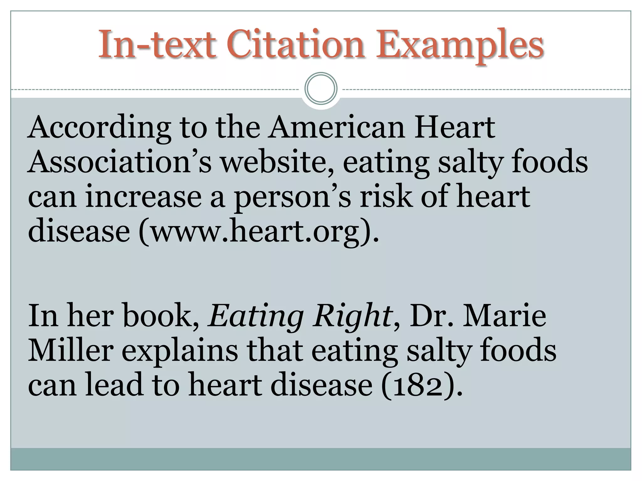 MLA Citations | PPTX