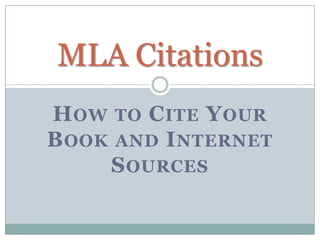 MLA Citations | PPTX