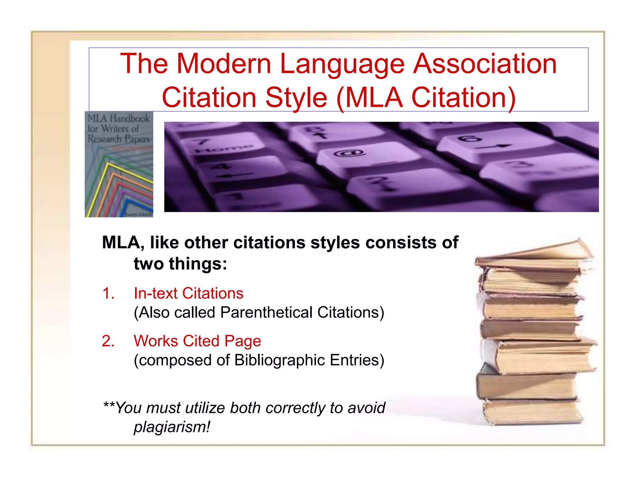 MLA Citation Style | PPT
