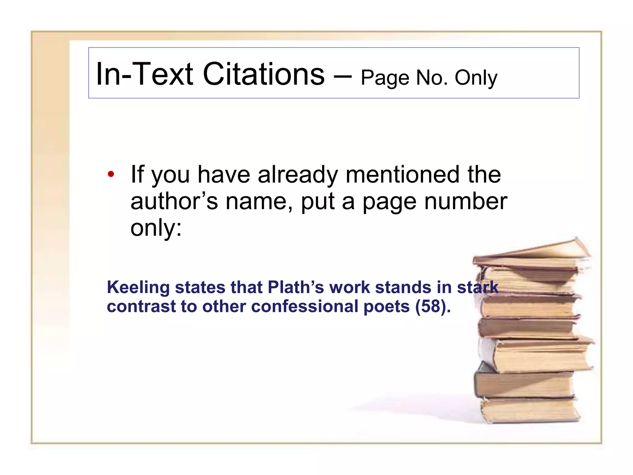 MLA Citation Style | PPT