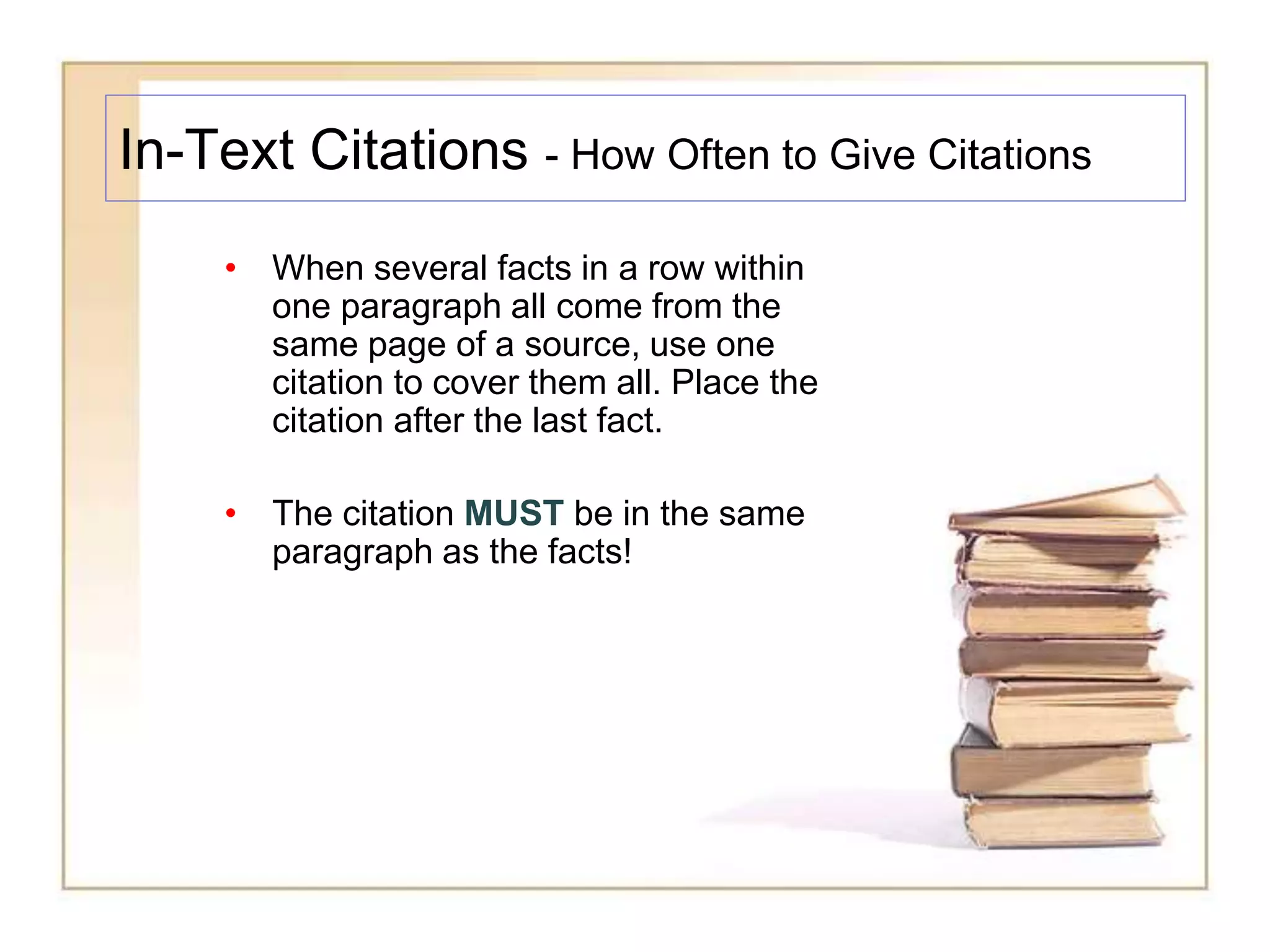 MLA Citation Style | PPT