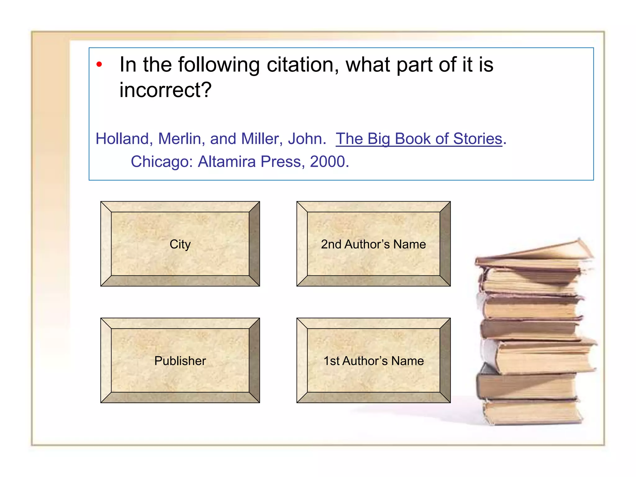 MLA Citation Style | PPT