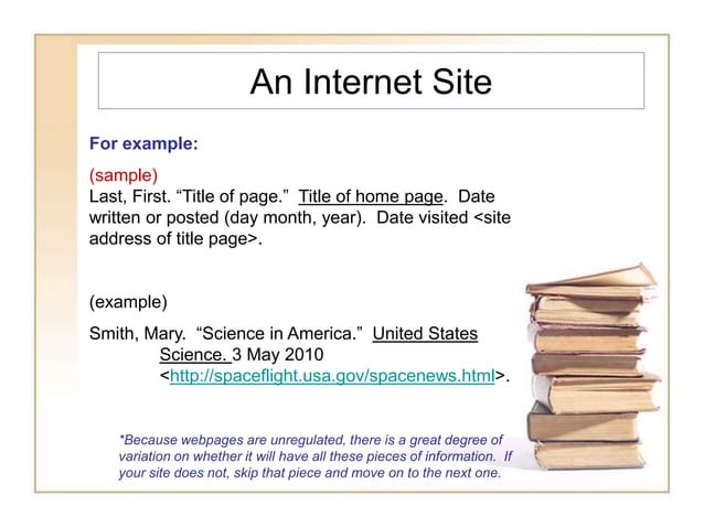 MLA Citation Style | PPT