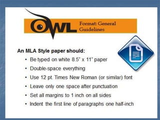 MLA Style | PPT
