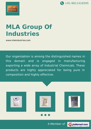 Mla group-of-industries | PDF