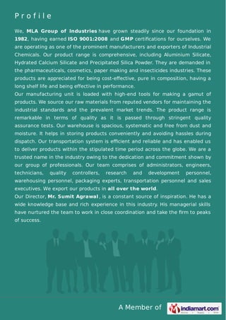 Mla group-of-industries | PDF