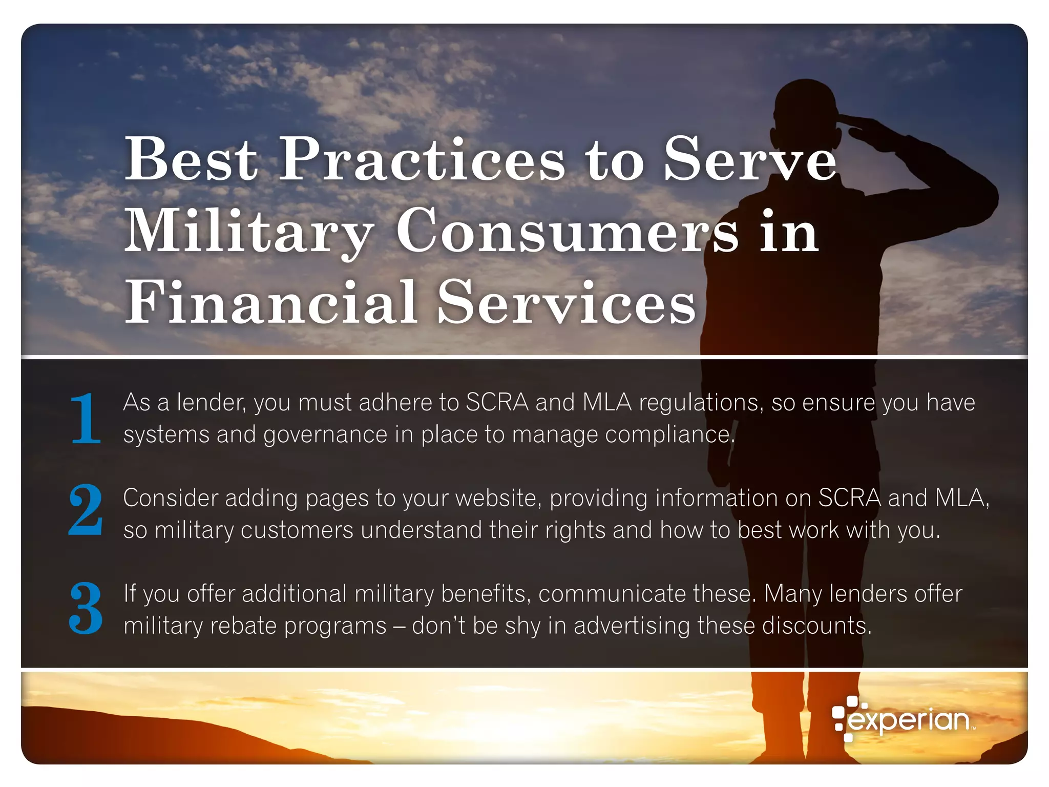 Protecting and Serving Military Credit Consumers | PDF