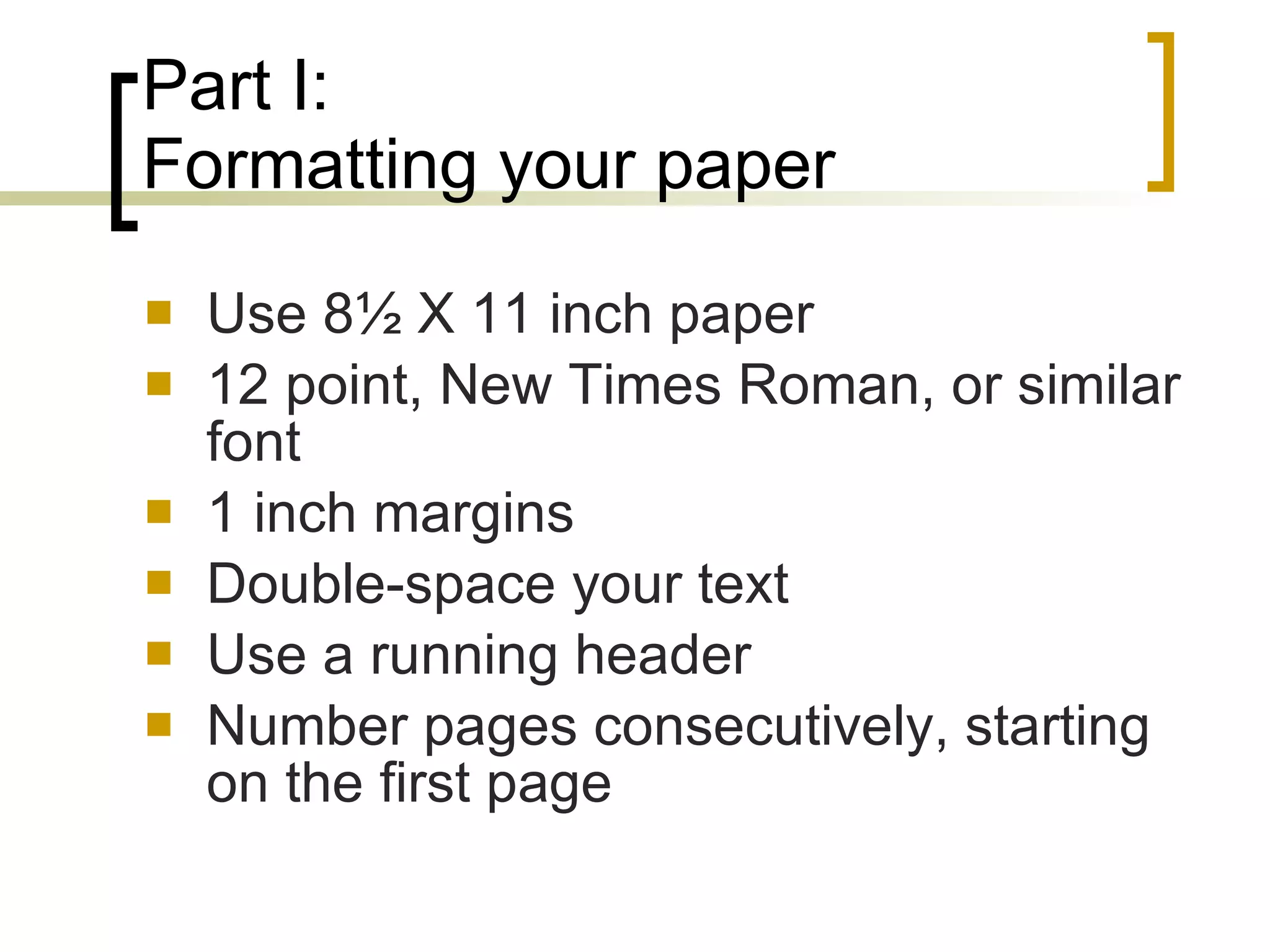 MLA Citation Style | PPT