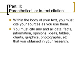 MLA Citation Style | PPT