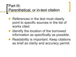 MLA Citation Style | PPT