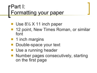 MLA Citation Style | PPT