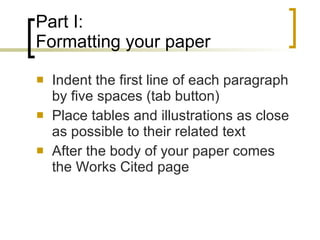 MLA Citation Style | PPT