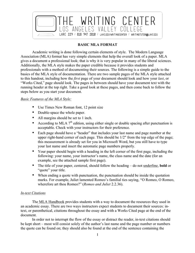 Mla 7th edition | PDF