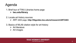 Mla8 for art history fa17 | PPTX | Geography | Science