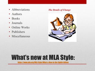 MLA 8th Edition Presentation | PPT