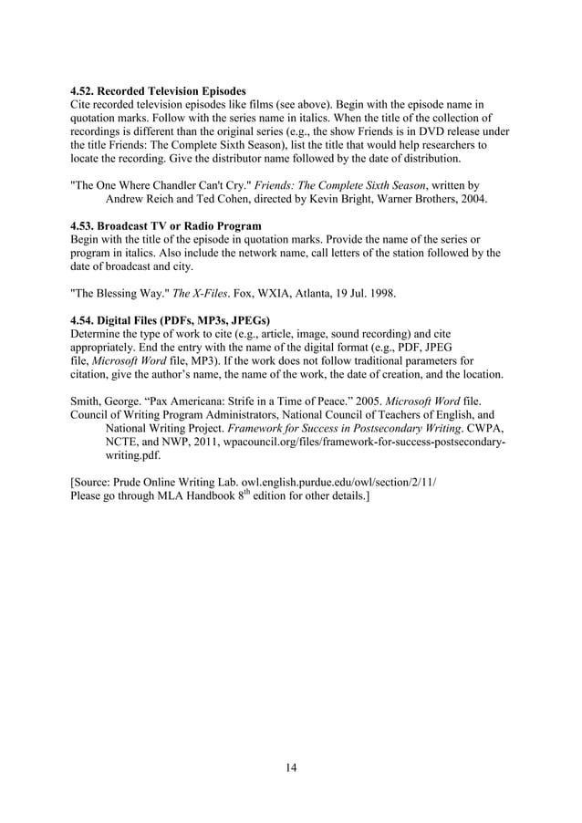 Mla 8th Edition Pdf