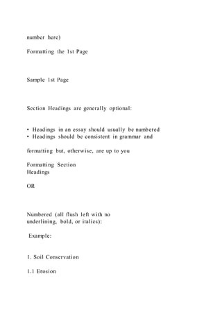 MLA 8th Edition Formatting and Style Guide Purdue OWL Staf | PDF