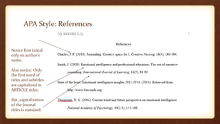 MLA and APA: A Study in Contrasts | PDF