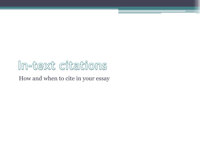 Mla Citation | PPTX | Books and Literature