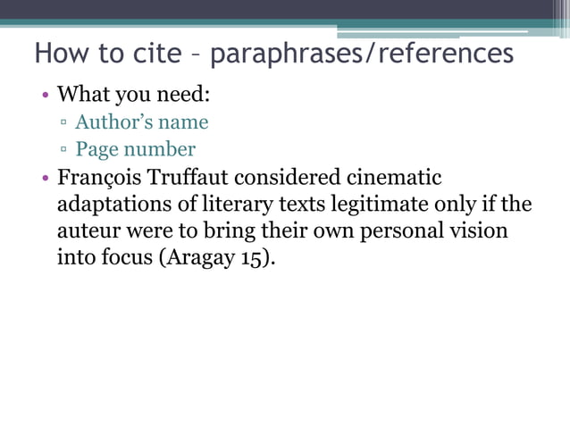 Mla Citation | PPTX | Books and Literature