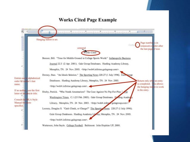 Mla citation | PPT